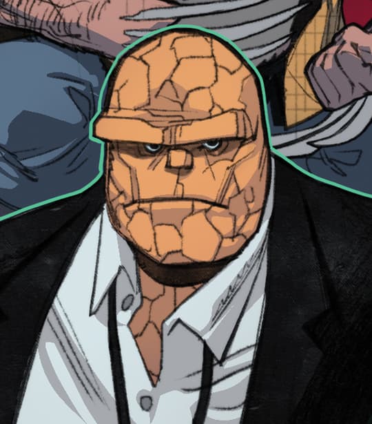 The Thing Fantastic Four Drawing