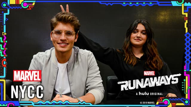 Marvel's Runaways Cast Q&A LIVE from NYCC 2019! | Marvel